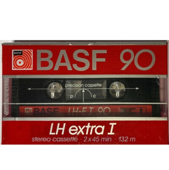 Basf | Games | New Basf 9 Lh Extra I 90 Minute Blank Cassette Au | Poshmark